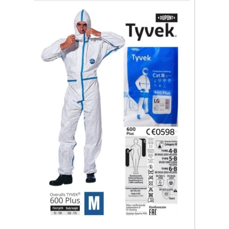 ชุด PPE Tyvek 600 Plus ขายเท สภาพใหม่ หมดอายุ งานสวย